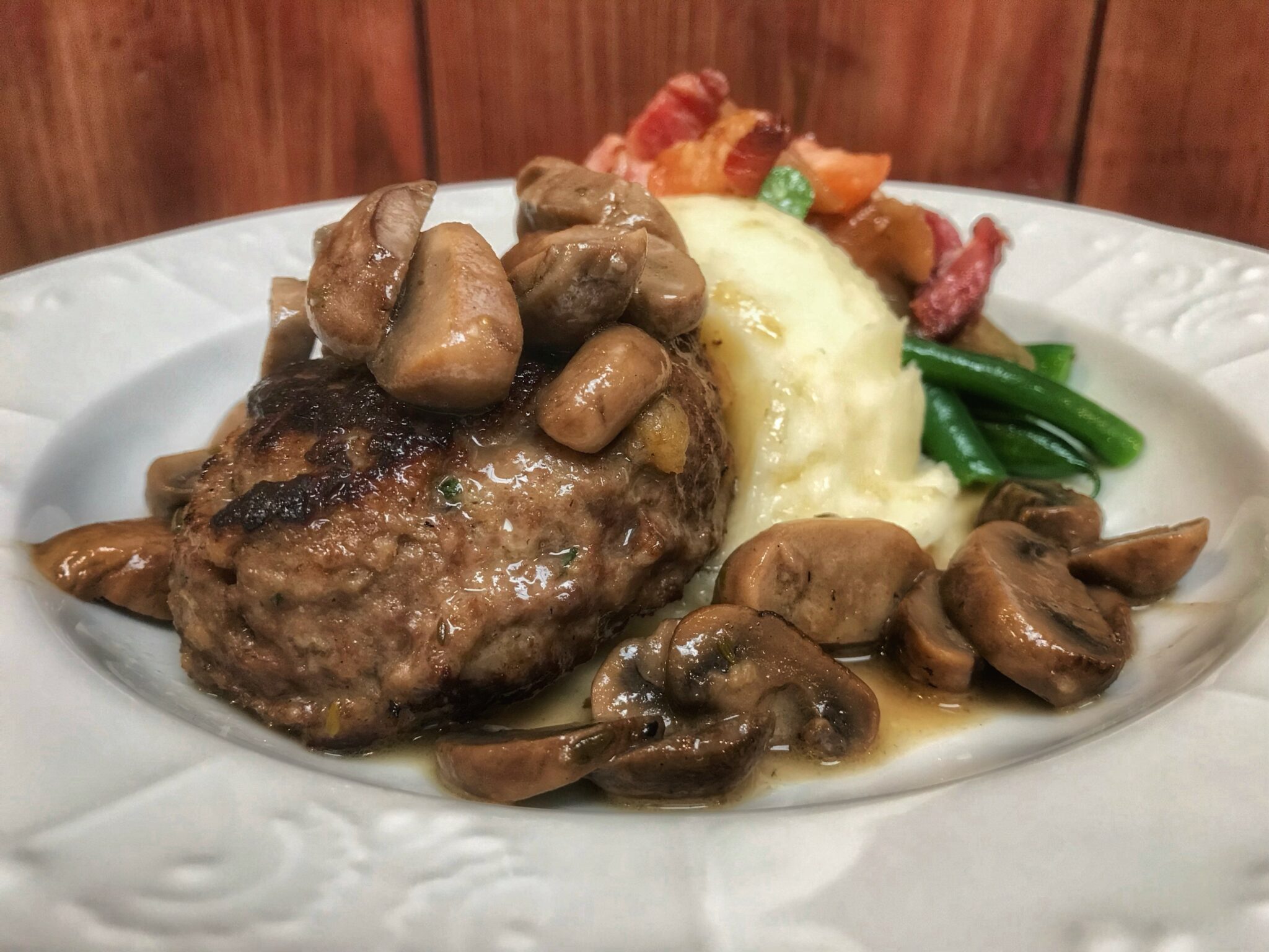 Salisbury Steak Dinner - Bay Laurel Culinary